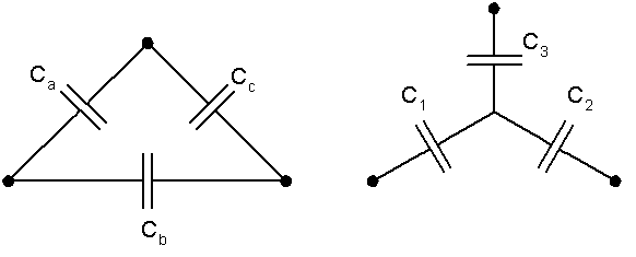 Y-Delta conversion for Capacitors | Physics Forums - The Fusion of ...