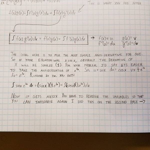Integration by Parts Twice: How to Solve Tricky Integrals