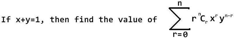 How to solve this Binomial Theorem problem