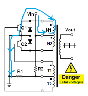 Royer Oscillator Working Principle • Physics Forums