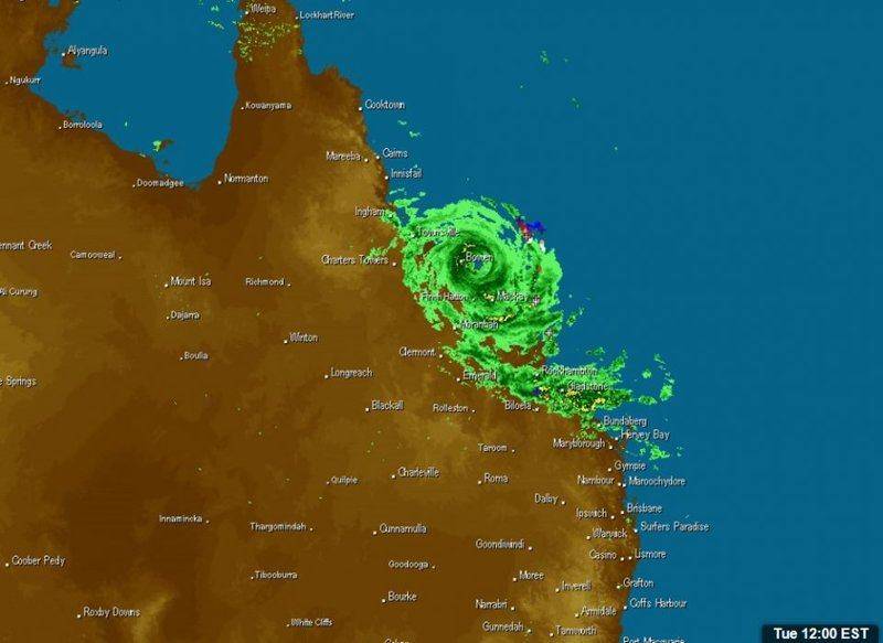 Major Tropical Cyclone NE Australia • Physics Forums