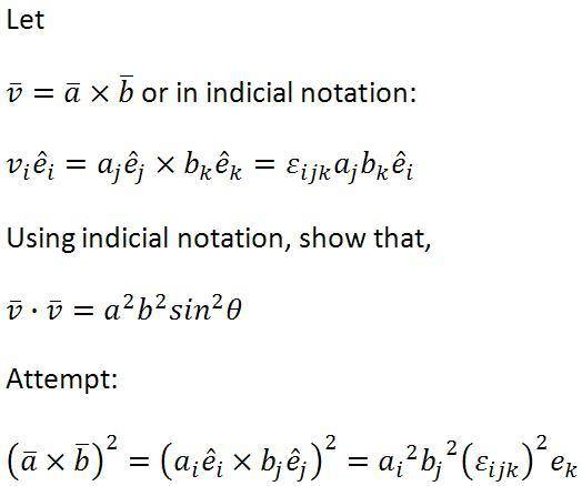 Permutation symbol - indicial notation