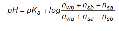 Theoretical pH of HOAc + NaOAc Solution