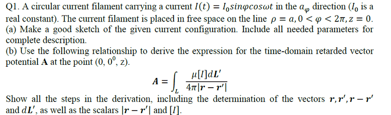 How to correctly identify r and r' in electromagnetics • Physics Forums