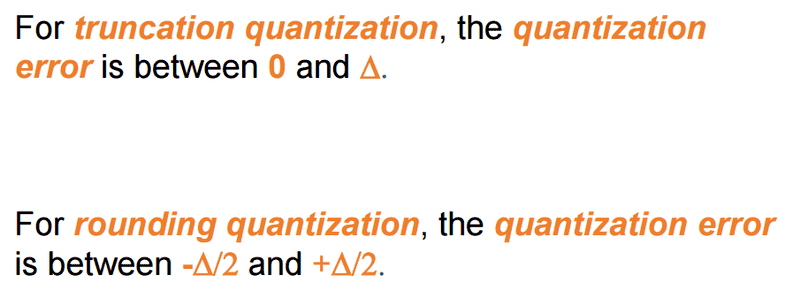 DSP - Rounding and Truncation Quantization • Physics Forums
