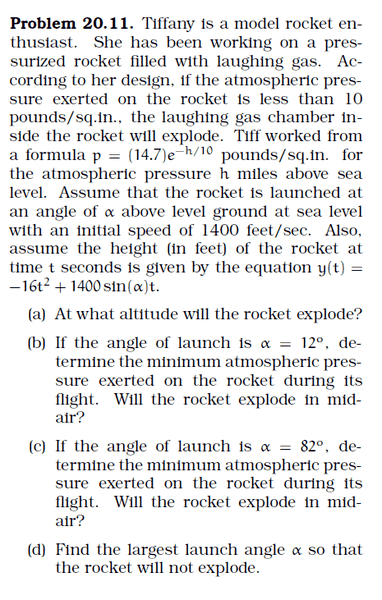 Word problem with exponential and quadratic models