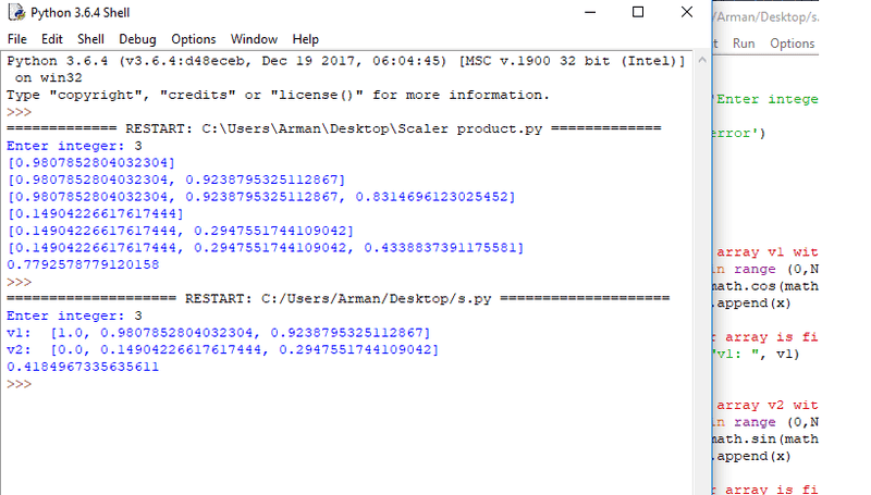 Looping Program Problem Create And Fill In Two Vector Arrays