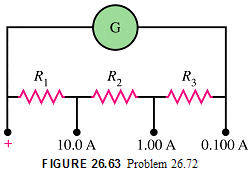 Multirange Ammeter magnitudes homework • Physics Forums