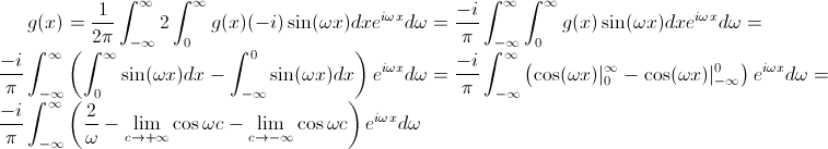 Solving a Problem With Fourier Transforms: Heaviside Unit Step Function