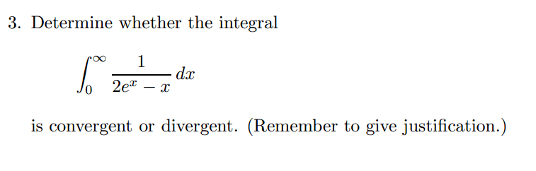 Determine if integral is convergent or divergent? • Physics Forums