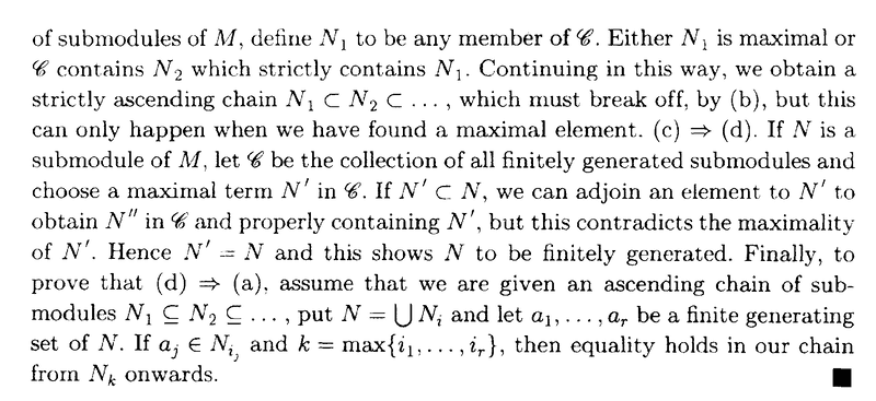 Noetherian Modules .... Cohn Theorem 2.2 .... .... • Physics Forums