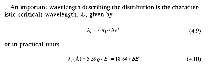 How to derive characteristic wavelength of x-ray from energy equation?