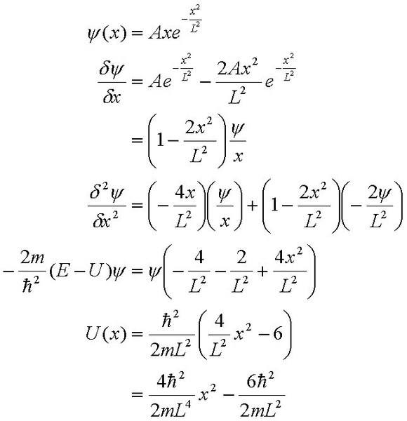 Schrodinger's equation and potential energy • Physics Forums