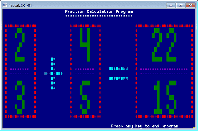 Programming Fraction Arithmetic In C • Physics Forums 5842