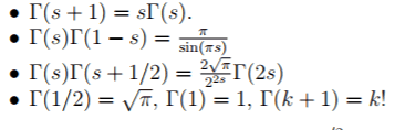 Gamma Function Identities