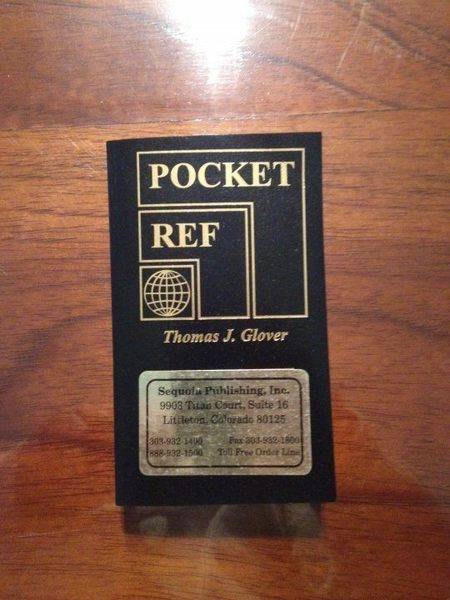 Interesting pocket reference by Thomas Glover • Physics Forums