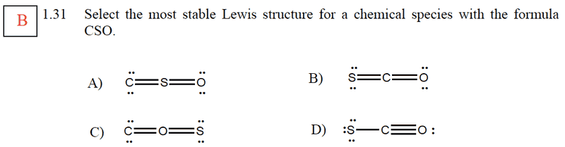 Cso Lewis Structure