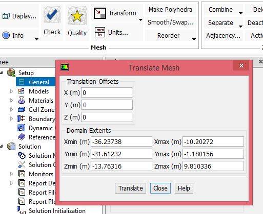 Coordinates from Ansys Mechanical to Ansys Fluent