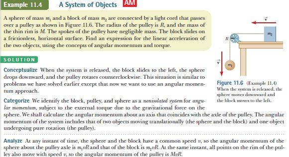 Angular Momentum Of A Pulley System • Physics Forums