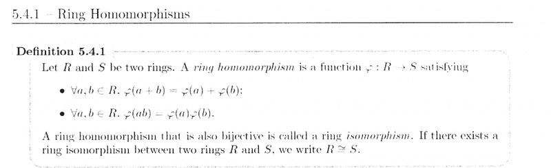 Ring Homomorphisms from Z to Z ... Lovett, Ex. 1, Section 5. | Physics ...