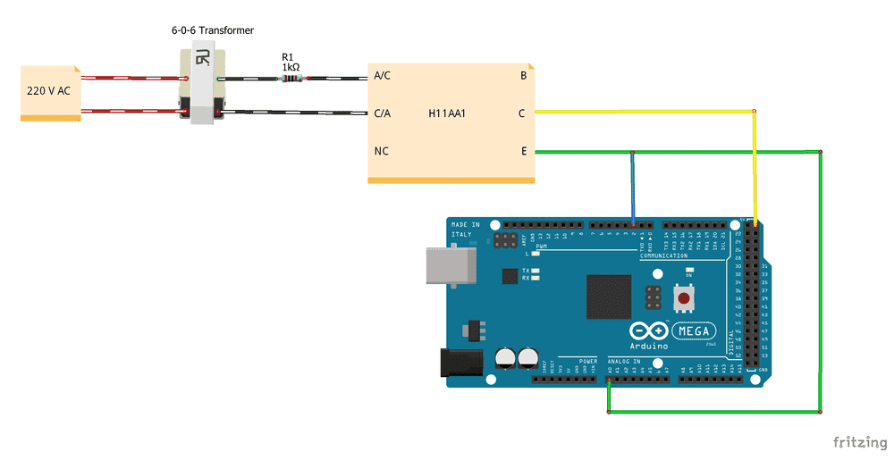 Arduino And Zero Crossing — Non Uniform Spikes In Interrupt Signal 1361