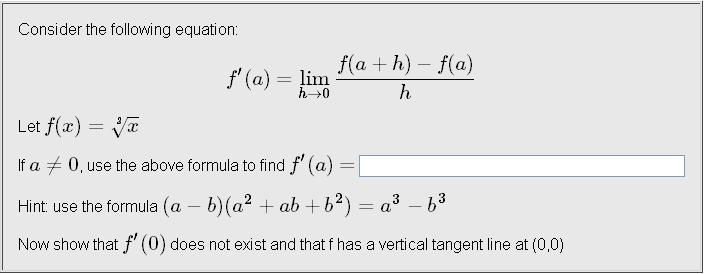 Finding Derivative Using 'Definition of Derivative'