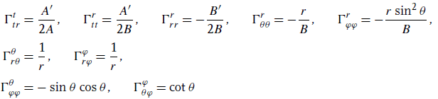 Trick for Remembering Schwarzschild Christoffel's/EFE's? • Physics Forums