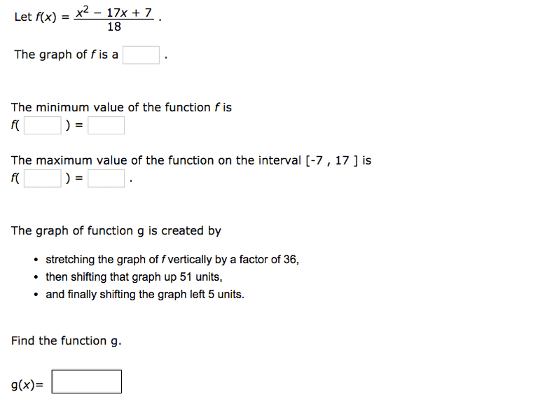 Solving a Quadratic Equation: Finding the Minimum