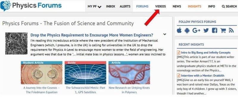 What physics videos should I watch?