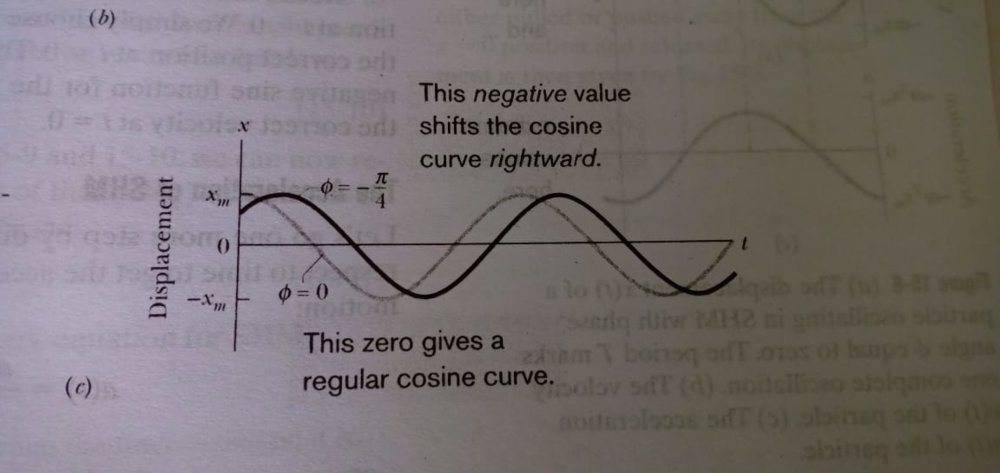 Shifting of a Cosine Curve with negative phase angle values • Physics ...