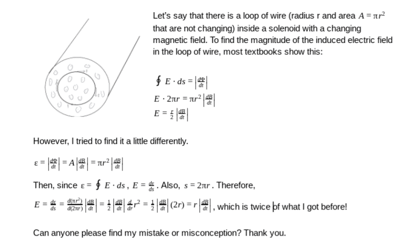 Magnetic Field Of A Solenoid Equation