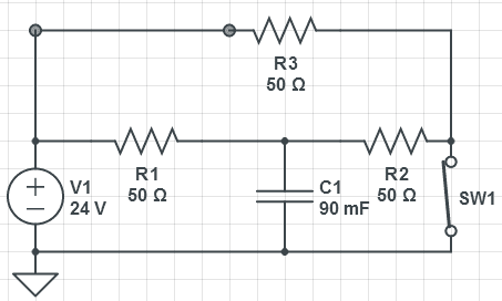 Rc Time Circuit Diagram How Do I Calculate The Time Constant For C1 In