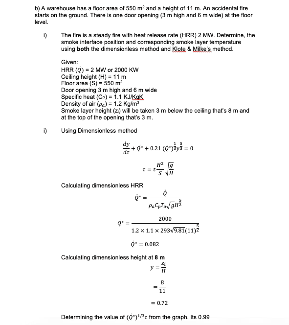 Smoke interface height and temperature • Physics Forums