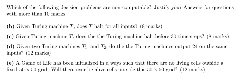 Problem on undecidable problems • Physics Forums