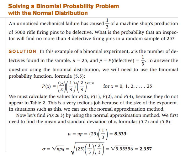 Probability of normal distribution