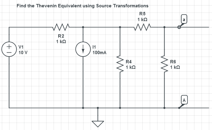 Finding Thevenin Equivalents Using Source Transformations • Physics Forums 9468