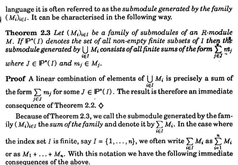 Submodule Generated by Family of Submodules -Simple Question • Physics Forums