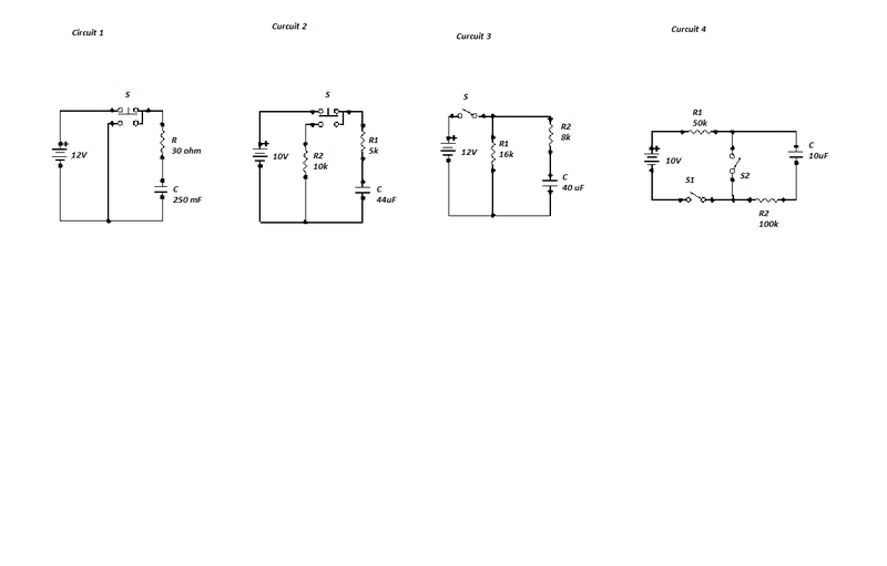 RC Circuits charging/discharging