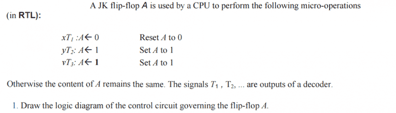How to go from micro operations to a logic diagram
