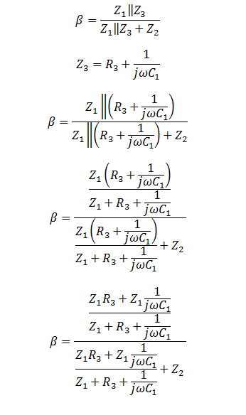Voltage gain transfer function