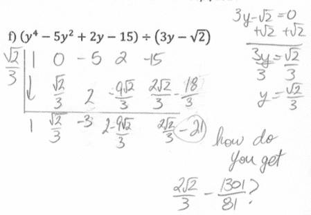 Using Remainder Theorem to find remainder