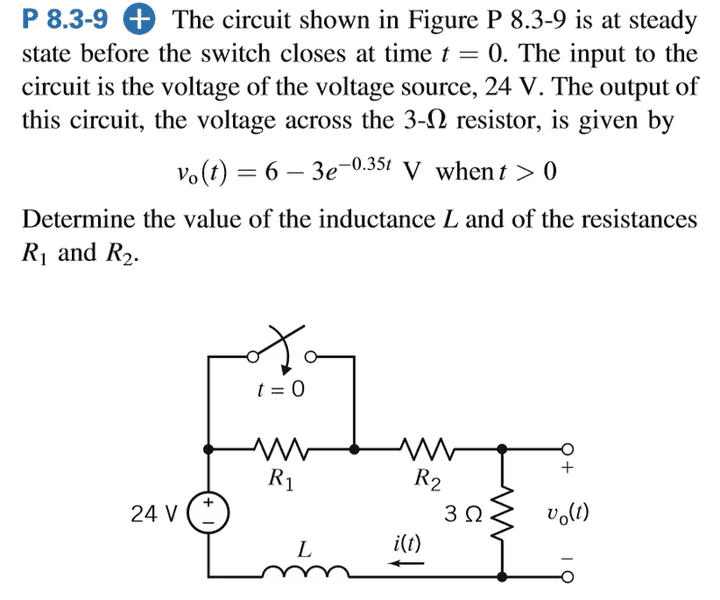 Rl Circuits Finding Resistance And Inductance