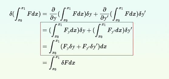 Variation sign and integral sign • Physics Forums