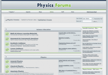 About Physics Forums | Mission, Values, Goals and History