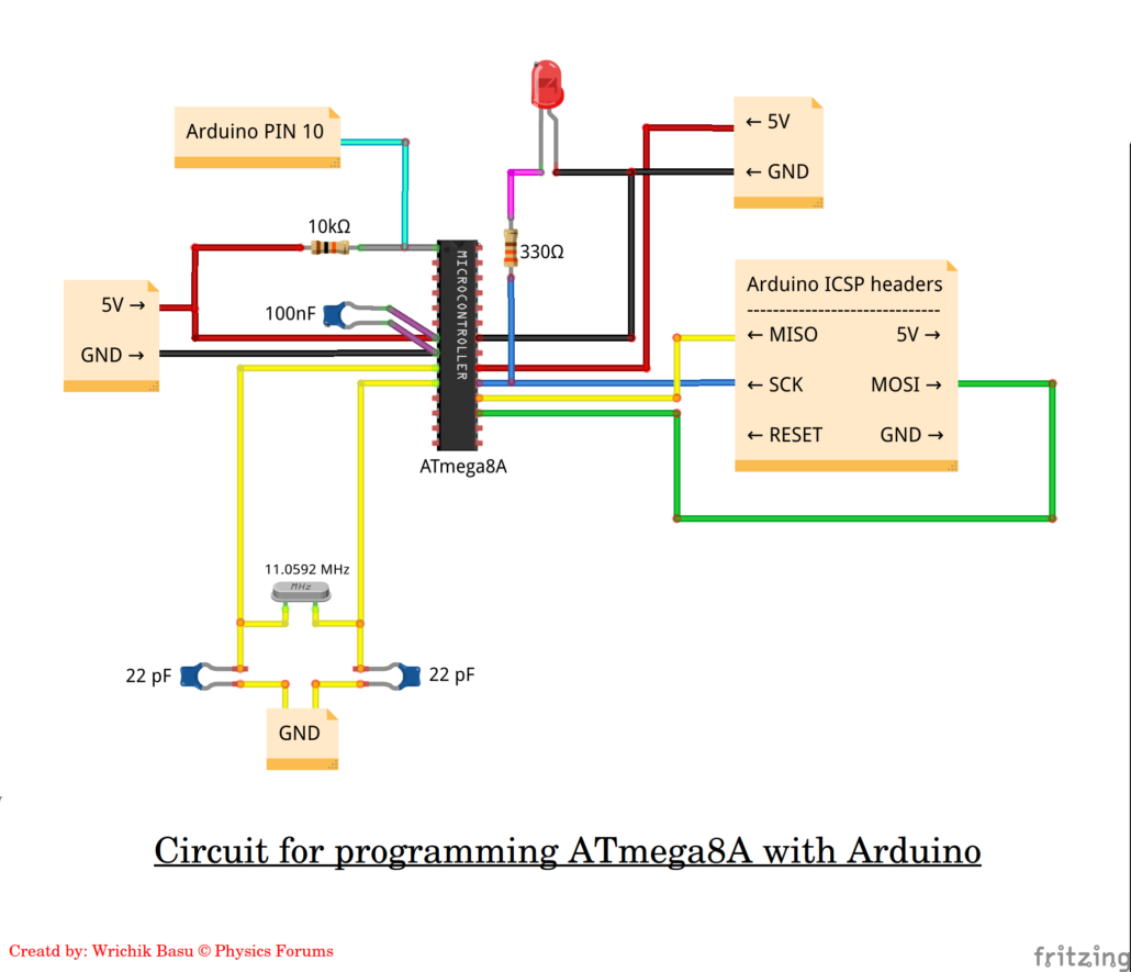 Programming An Atmega8a Using Arduino 3920